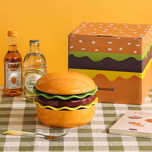 Burger 5-Pieces Platters Set | Serving Platters | Ceramic Platters ...