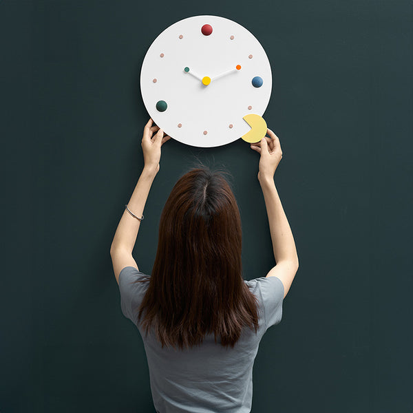 Mandelda WoZoom 14" Kid's Wall Clock | Colorful Silent Quartz Teaching ...