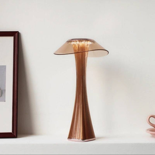 Kyan Table Lamp | Romantic Tower Shape Night Light USB Rechargeable ...