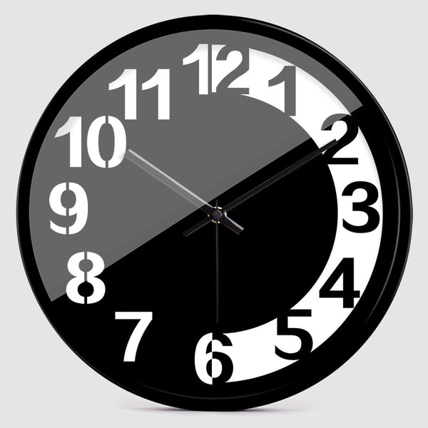 Hicat Shadow Art Wall Clock | 12" Large Quartz Clock | 14" Or 16 ...