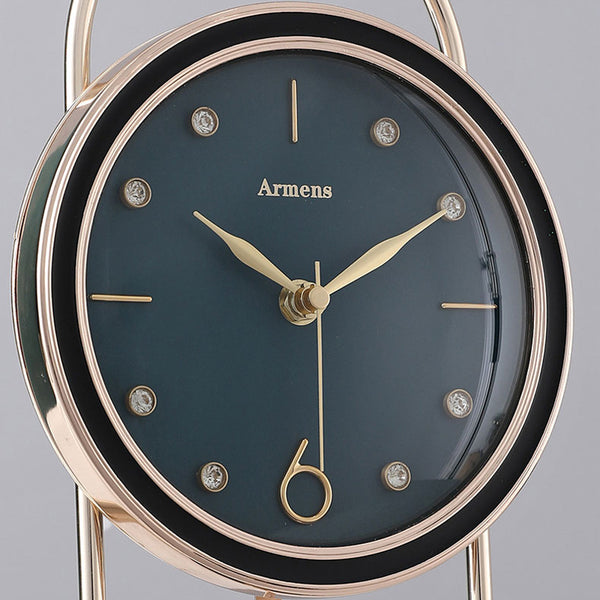 Tannis Armens Leather Marble Pendulum Clock | 10" Large European Nordic ...