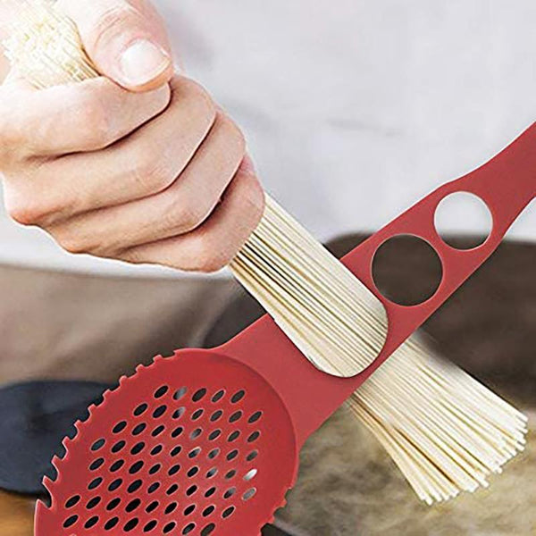 3in1 Pasta Scoop Colander | Pasta Measuring Tool | Spaghetti Fork ...
