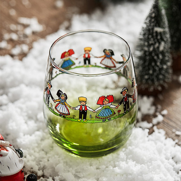 Alsace Hansi Tumbler Glass | Vintage Nordic Alsace Whisky Glass with ...