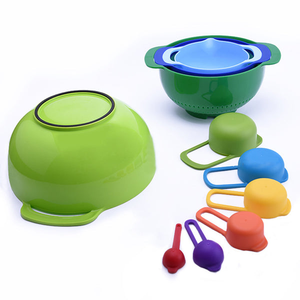 Keshet 10in1 Rainbow Bowl Set | Mixing Bowl Set | Beginner Kitchen ...