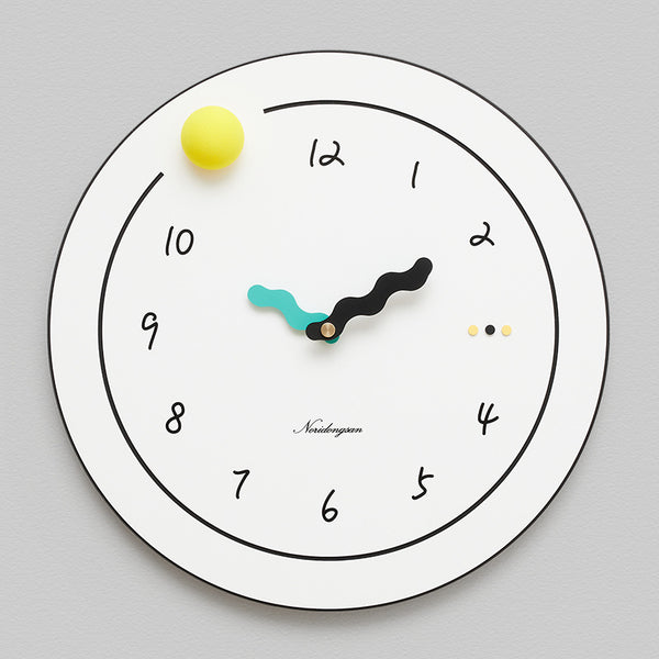 Noridongsan Pure Moment Wall Clock | Large 15" Forescolor Wooden MDF ...