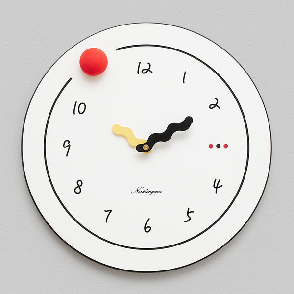 Noridongsan Pure Moment Wall Clock | Large 15" Forescolor Wooden MDF ...