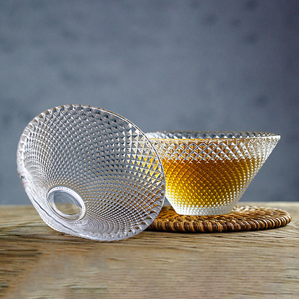 Yamazakura Edo Chamvin Whisky Glass | Japanese Cone Hammered Sake Glass ...